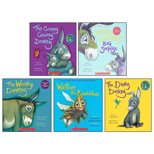 Buy Craig Smith 5 Books Collection Set (The Dinky Donkey, Wonky Donkey ...