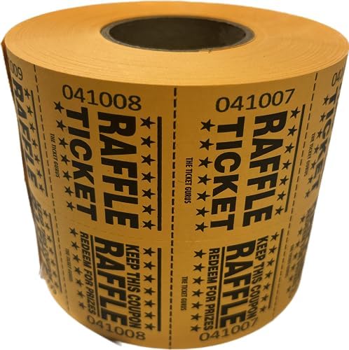 Amazon.com : The Ticket Gurus Raffle Marquee Raffle Tickets - 1000 ...