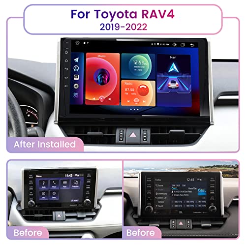 Buy Roadanvi HD 10.2" 8G+128G Android Car Stereo for Toyota RAV4 2019 ...