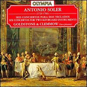 Antonio Soler, Anthony Goldstone, Caroline Clemmow - Soler: Six ...