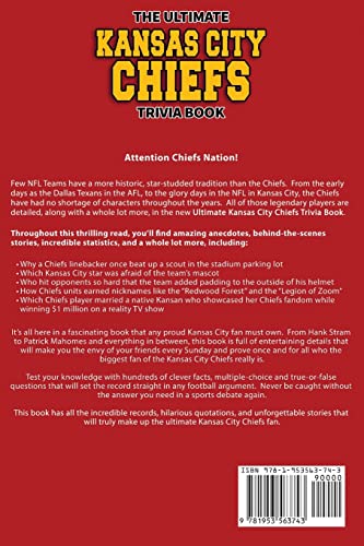 Snapklik.com : The Ultimate Kansas City Chiefs Trivia Book: A ...