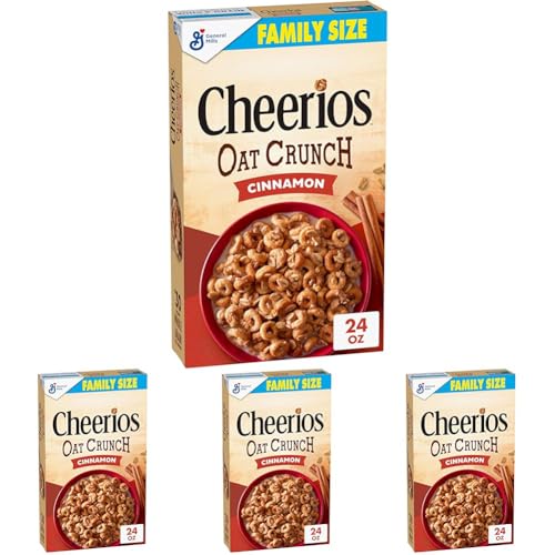 Snapklik.com : Cheerios Oat Crunch Cinnamon Oat Breakfast Cereal ...