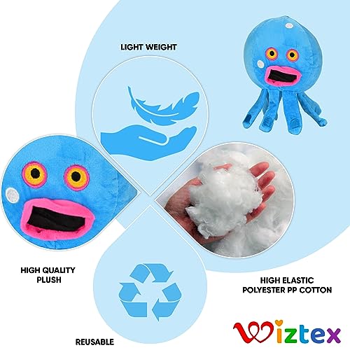 wiztex Wubbox My Singing Monsters Plush – Adorable Soft Singing Monster ...