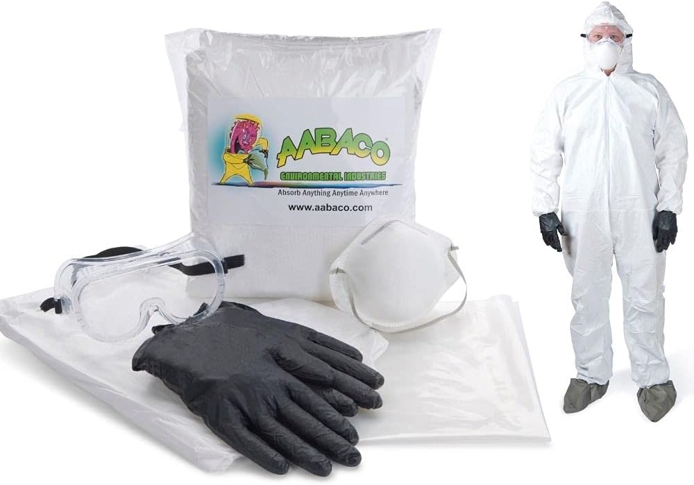 Amazon.com: MFASCO Disposable PPE Kit with Apron & Visor - Complete ...