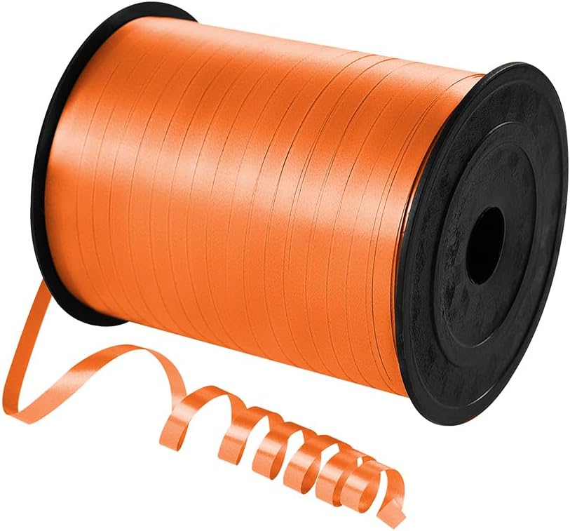 Amazon.com: Quhora 500 Yards Orange Curling Ribbon for Gift Wrapping, 1 ...