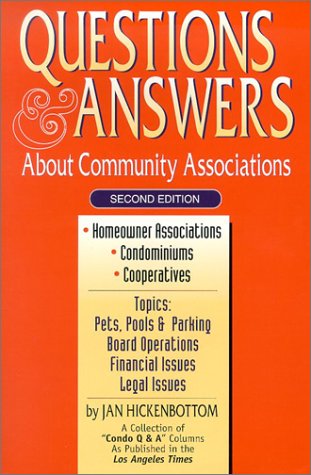 Buy Questions & Answers: About Community Associations Book Online at ...