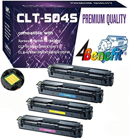 Amazon.com: CLT-K404S, CLT-C404S, CLT-M404S, CLT-Y404S Toner Cartridge Set - 4 Pack Black Cyan ...