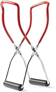 HIC Kitchen Canning Jar Lifter Tongs for Safe and Secure Grip : Buy ...
