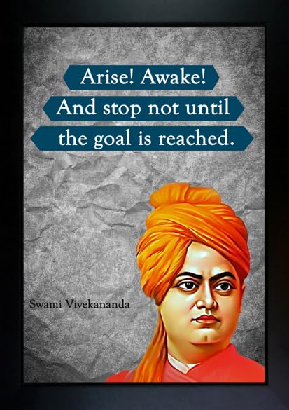 CrowdHall Swami Vivekananda Motivational Quotes Frame for Wall - Photo ...