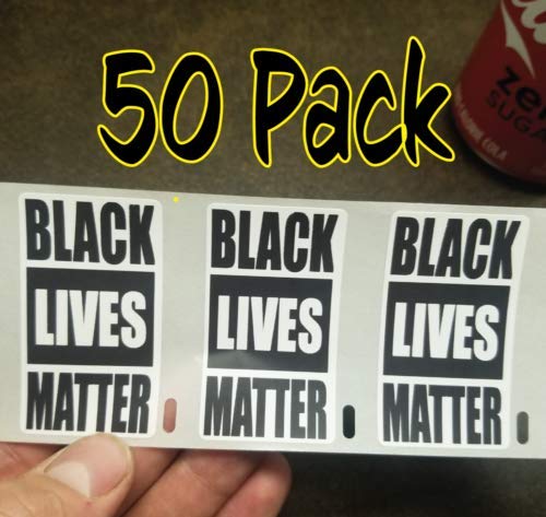 50PCS Black Lives Matter Political Movement 50 Pack Stickers Label ...