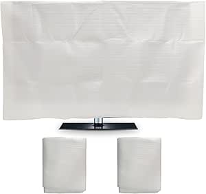 Amazon.com: 2 Pack Foam Flat Screen TV Cover Fits Up to 55"L x 32"W ...