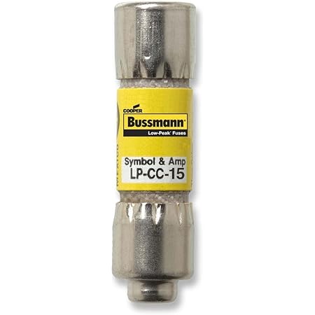 Bussmann LP-CC-15 15 Amp Low-Peak Time Delay Current Limiting Class CC ...