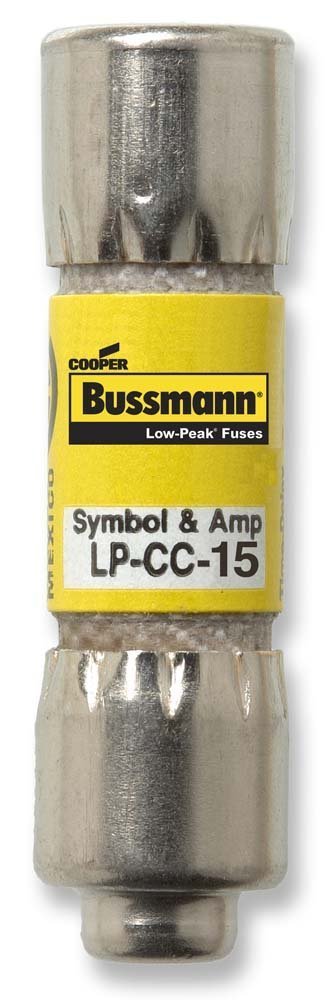 Cooper Bussmann Lp-Cc-15 - Pack of 10 -Low Peak Fuse Limit Time 15A Lp ...