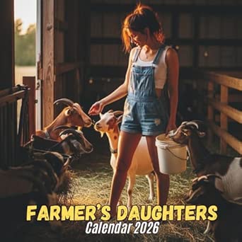 Farmer’s Daughters Calendar 2026: Country Fields, Barn Days & Rural ...