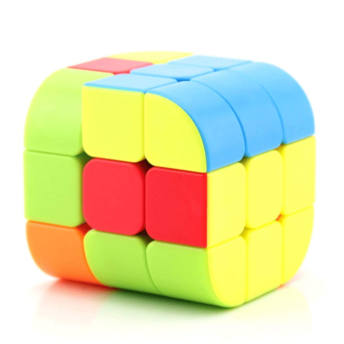 Toyshine Cylinder Shaped Speed Cube, 3x3 Cube, Puzzle Cube - Multi ...