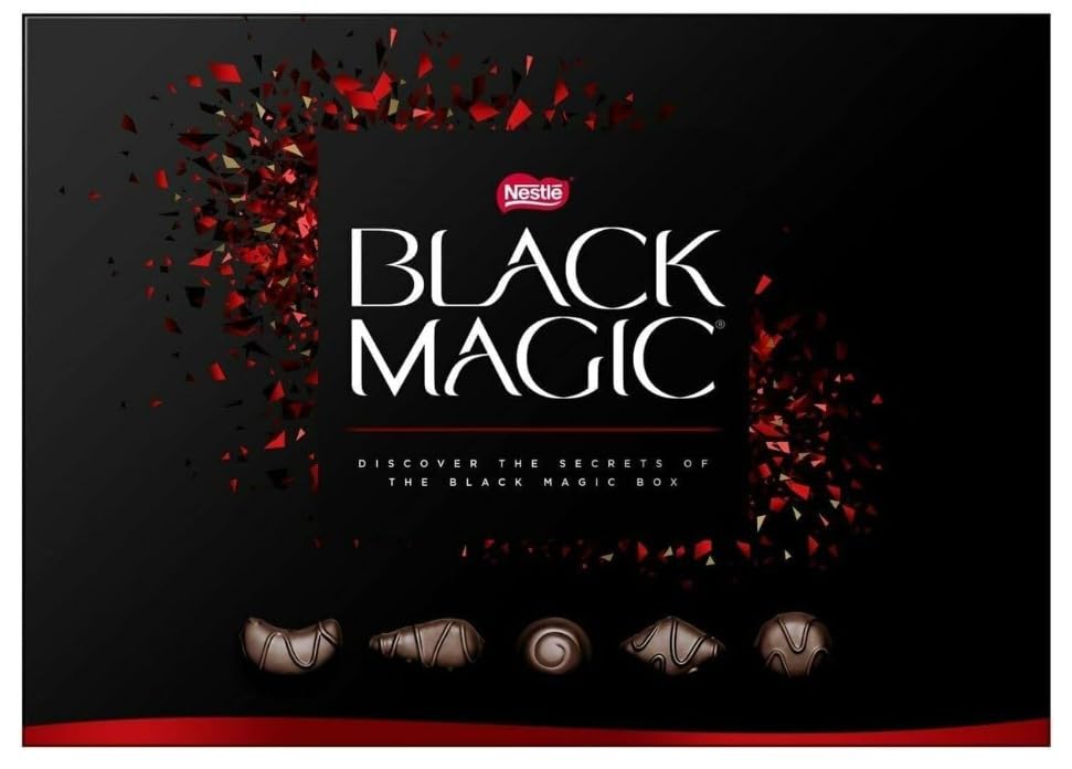 Black Magic Dark Chocolate Box 348g-Chocolate Gift, Family Sharing Gift ...