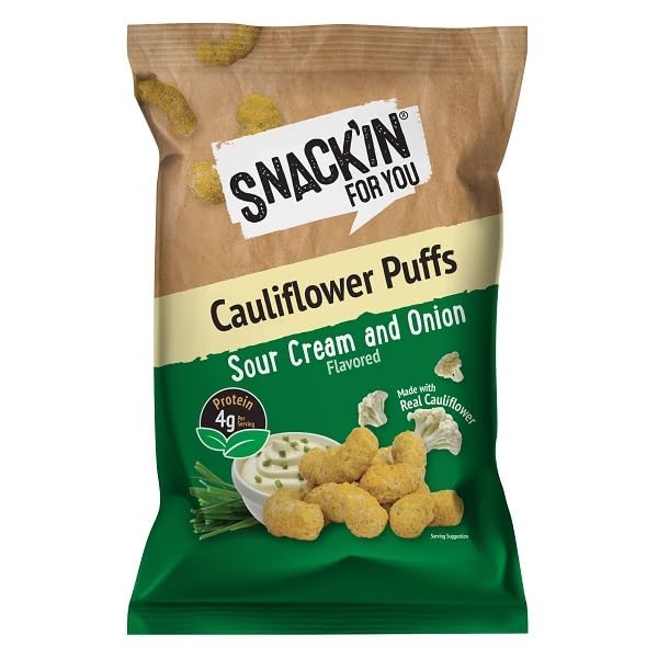 Amazon.com: Snackin Veggie, Sour Cream Puffs, 4 Ounce : Grocery ...