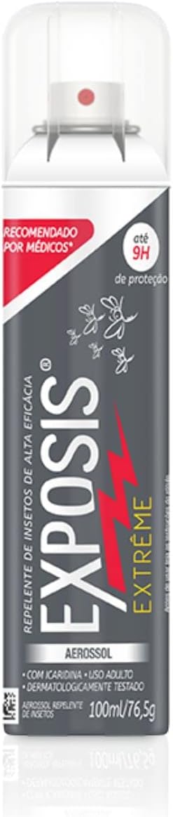 Exposis Repelente Extreme Aerossol 100ml : Amazon.com.br: Saúde e Bem-Estar
