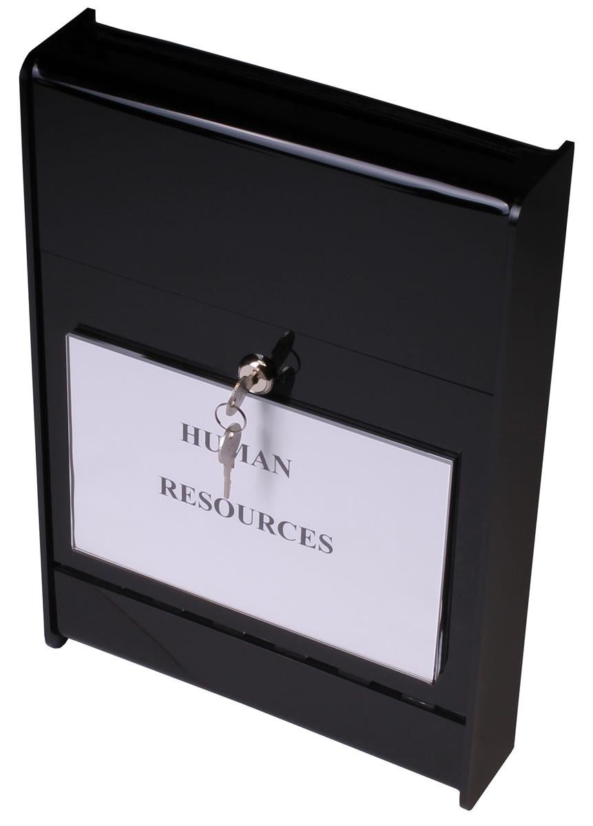 Amazon.com: Wall Mounted Drop Box with 8-1/2 x 5-1/2-Inch Nameplate ...