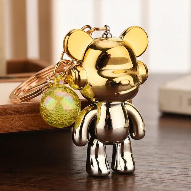 AMANVANI Teddybear Keychain For Kids Cartoon Keyring For Girls Cute ...