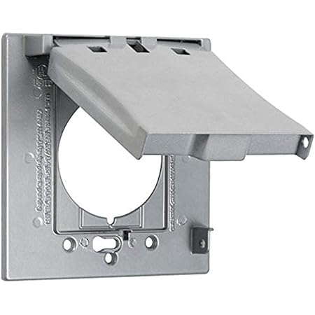 BELL MX2150S Weatherproof Cover, Two device, two gang, Gray - Outlet ...