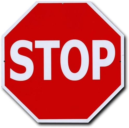 Amazon.com: Imprints Plus Bundle Stop Sign Retro Tin Sign Décor ...