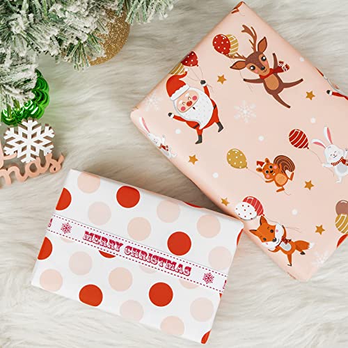 Snapklik.com : WRAPAHOLIC Reversible Christmas Wrapping Paper - Mini ...