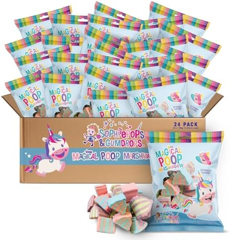 Amazon.com : Sophiepops & Gumdrops Magical Unicorn Poop Marshmallows ...