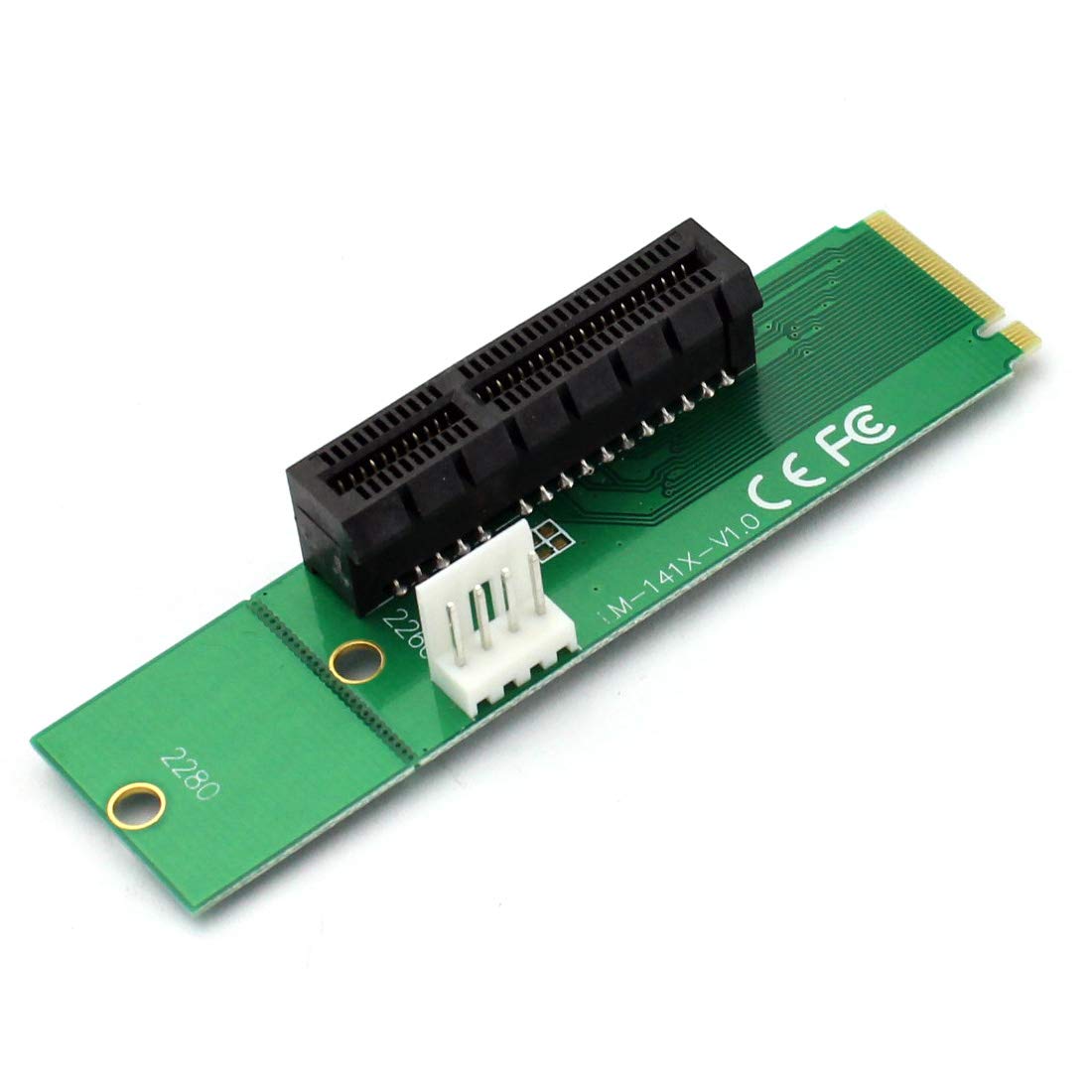 Buy JMT WBTUO LM-141X-V1.0 Drive M.2 Key-M NGFF to PCI-E 4X Adapter ...