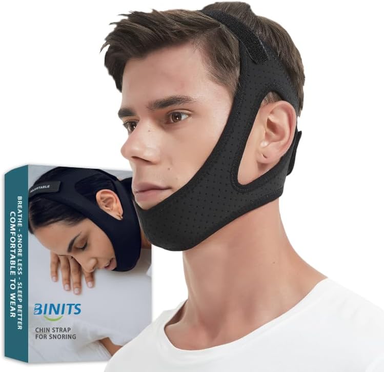 Amazon.com: Chin Strap for CPAP User - Adjustable Snore Stopping Device ...