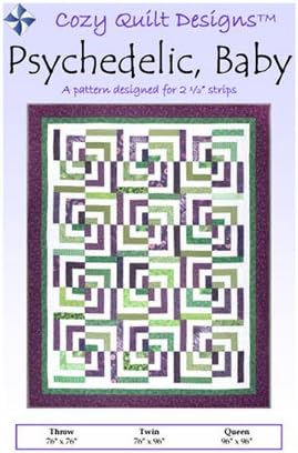 Amazon.com: Cozy Quilt Psychedelic, Baby Strip Quilt Pattern : Home ...
