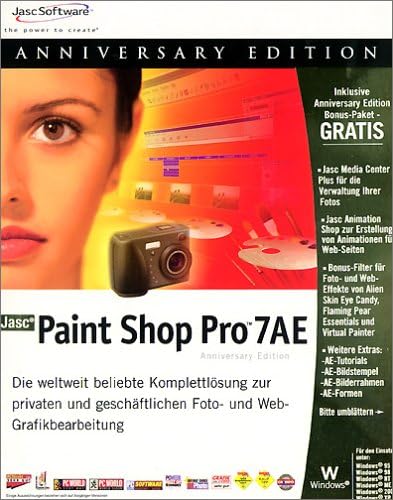 Paint Shop Pro 7 Anniversary Edition deutsch : Amazon.de: Software