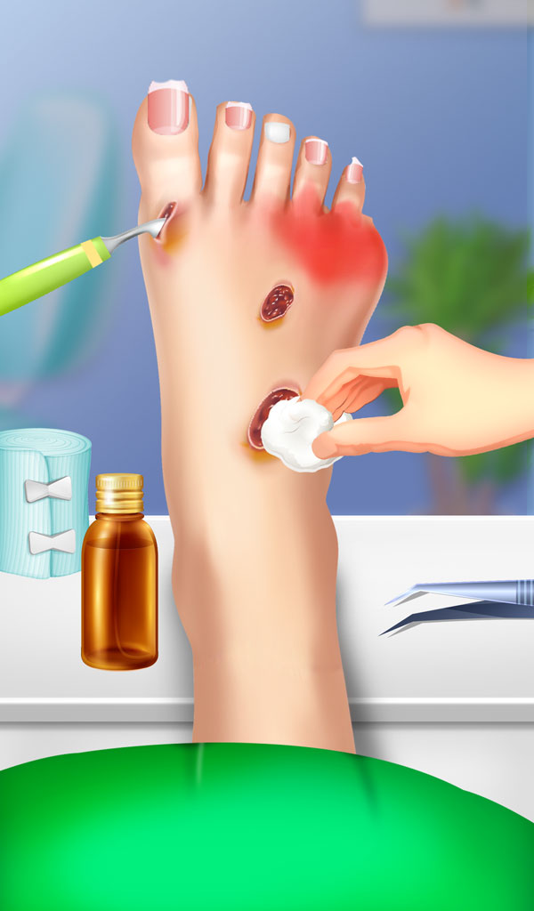 My Hospital Foot Doctor Games For Boy Girls Kids Games - App on Amazon ...