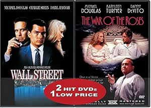 Amazon.com: Wall Street/War of the Roses [DVD] : Michael Douglas, Kathleen Turner, Danny DeVito ...