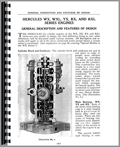 Amazon.com: Hercules Engines OOC Engine Service Manual: 0739718057685 ...