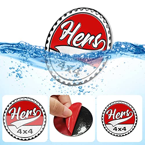 Snapklik.com : Hers Badge Rated Car Emblem, 4 X 4 Metal Automotive ...