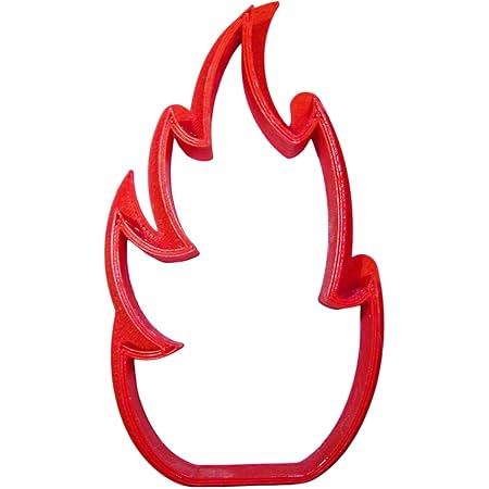 Amazon.com: FIRE FLAMES CAMPFIRE FIREFIGHTER FIREMAN COOKIE CUTTER MADE ...