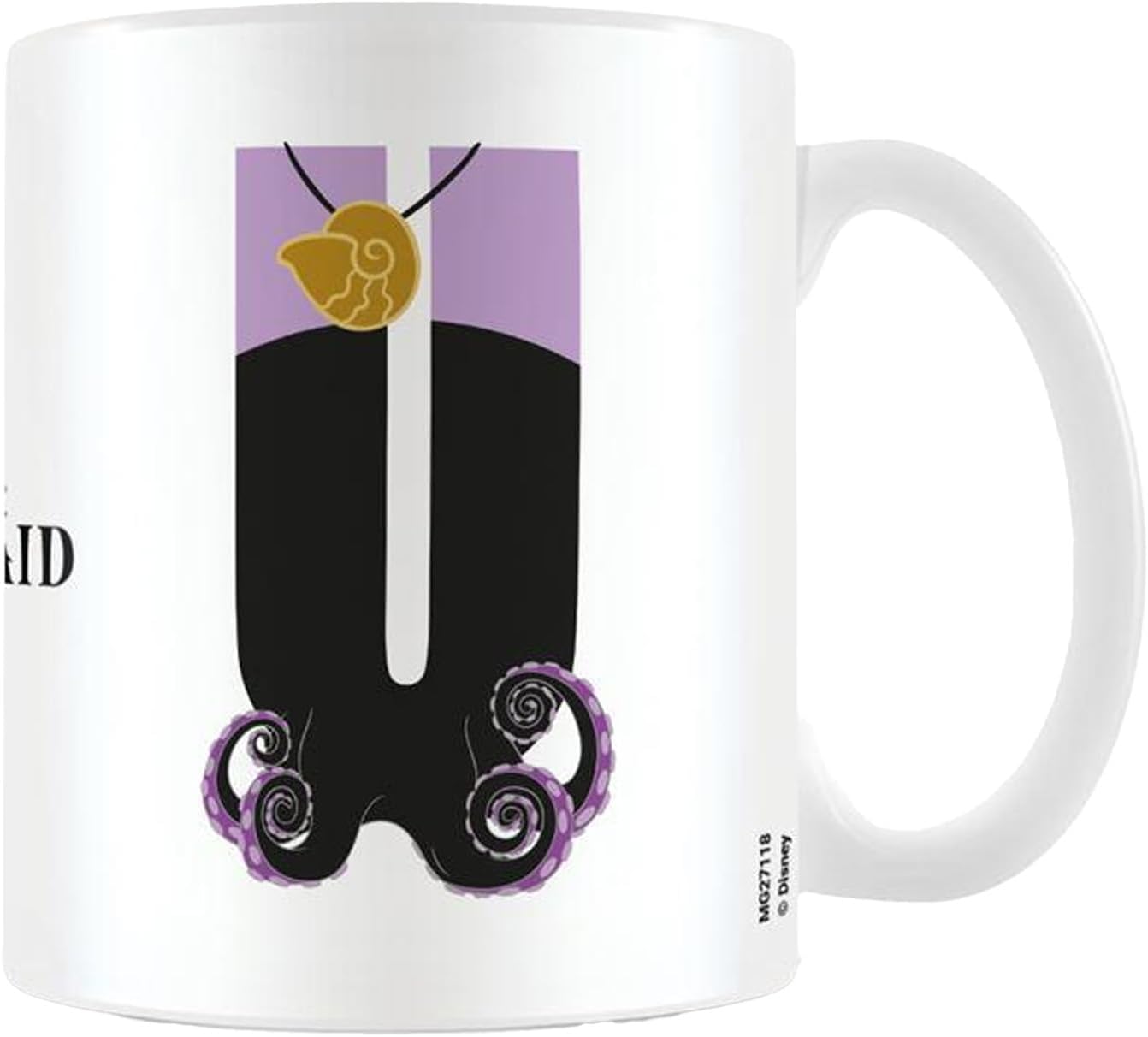 The Little Mermaid Disney Alphabet Personalised Mug (U for Ursula ...