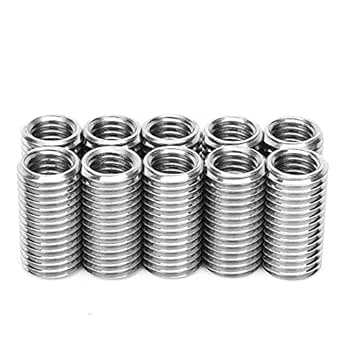 Reducer Nut, 10Pcs Threaded Insert Repair Nut Thread Slotting Female ...