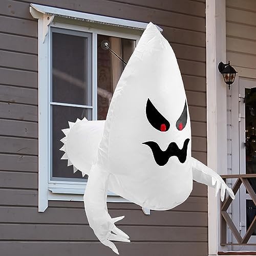 Amazon.com: Joiedomi 4.5 FT Halloween Inflatable Scary Flying Ghost ...