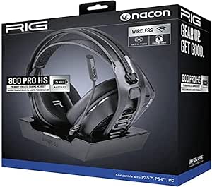 Nacon Rig 800 Pro HS Wireless Gaming Headset for PS4/PS5 - Black ...