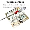 Cabinet Snap Tip-Out Snap in False Drawer Front Clips is Solid Easy to ...