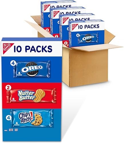 Amazon.com: OREO Mini Cookies, CHIPS AHOY! Mini Cookies, Nutter Butter ...