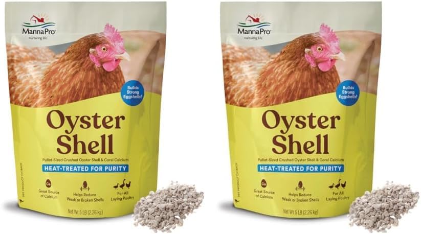 Amazon.com : Manna Pro Crushed Oyster Shell Calcium Supplement for ...
