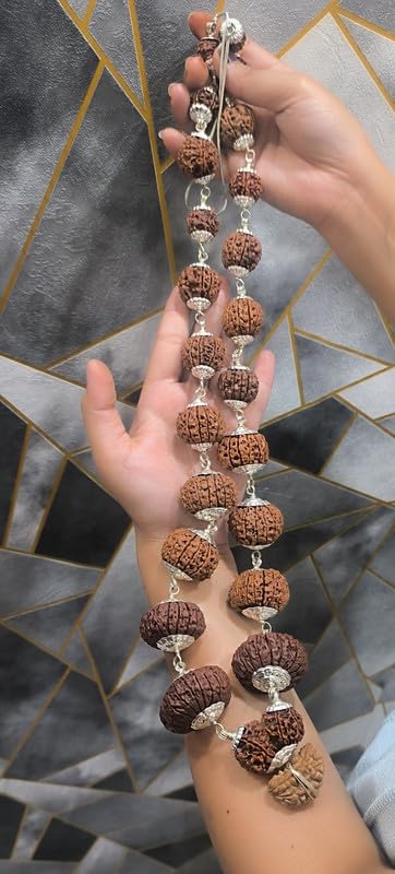 The Millennium Gallery Indrani Mala Original Certified 1 se 21 Mukhi ...