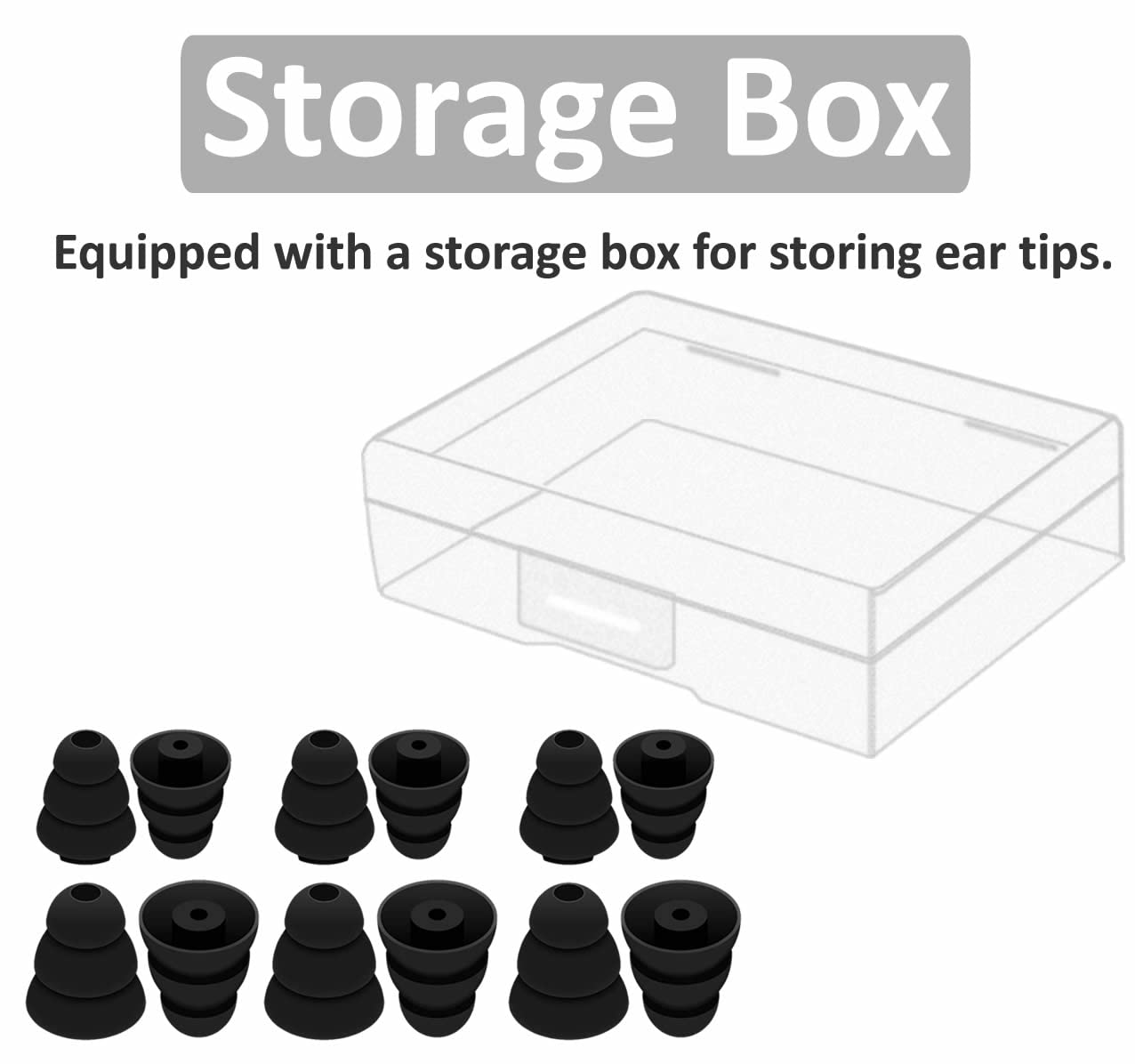 Snapklik.com : 6 Pairs Triple Flange Compatible