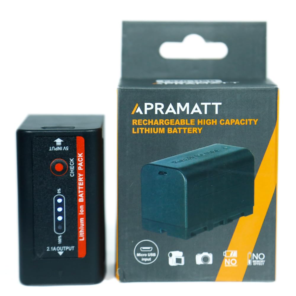 Buy APRAMATT F 960-970 D UBS Lithium-ion Rechargeable Battery for Sony ...