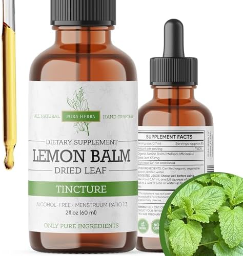 Amazon.com: Double Wood Supplements Organic Lemon Balm Tincture - for ...