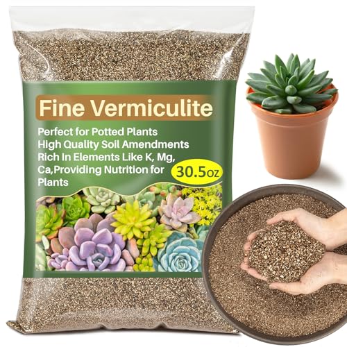 Sukh 30.5OZ Vermiculite - Organic Vermiculite for Plants Fine ...