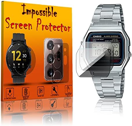 FCS Tpu (Pack Of 3 Screen Guard For Casio Vintage A168Wgg-1Bdf-D182 ...